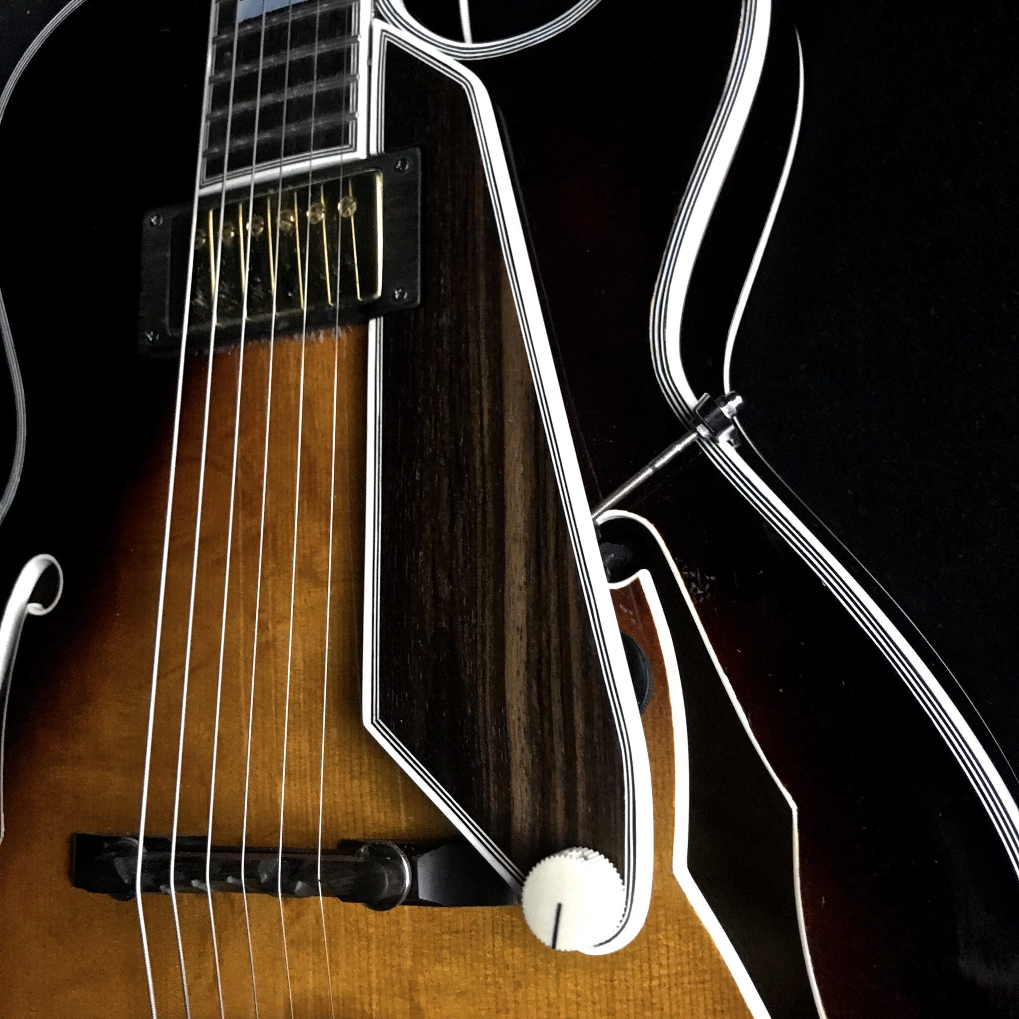 2014 Rusch George Benson Tribute 14.5″ carved archtop Guitar 1.75 nut w ...