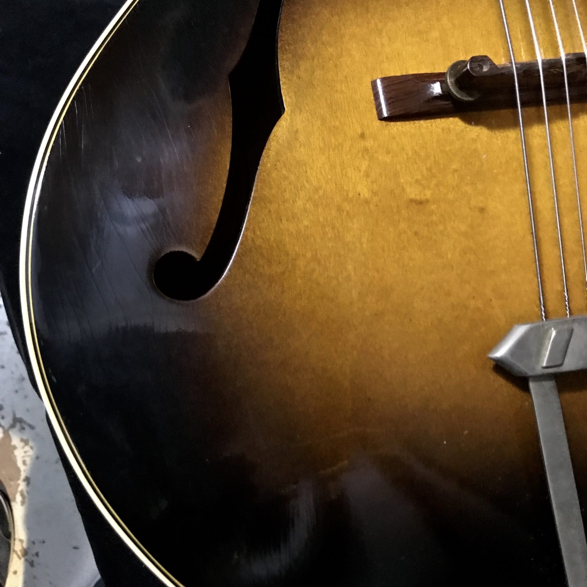 Gibson 1952 ES 175 Sunburst Archtop Guitar L5 Neck (Ebony fretboard, L5 ...