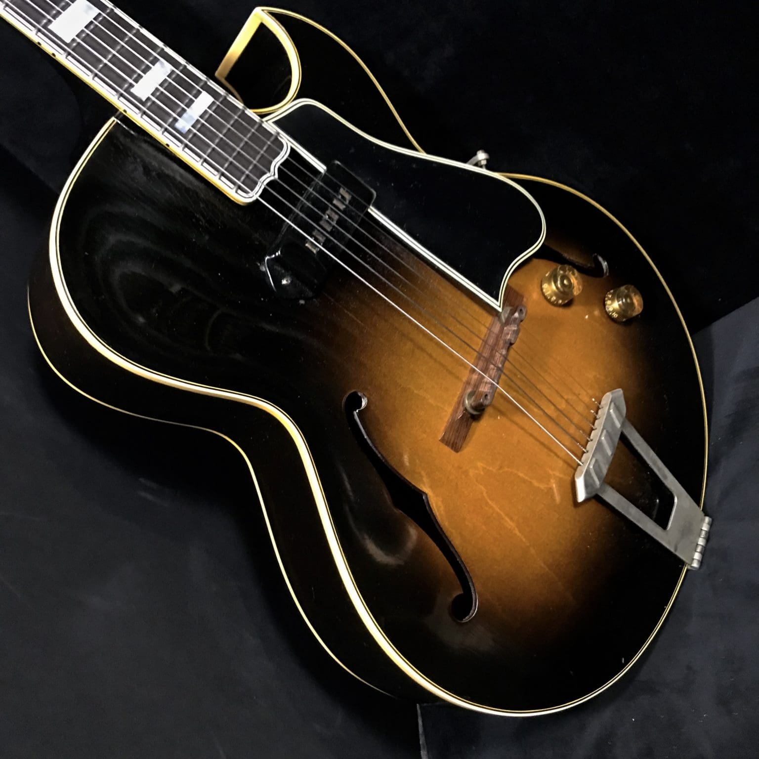 Gibson 1952 ES 175 Sunburst Archtop Guitar L5 Neck (Ebony fretboard, L5 ...