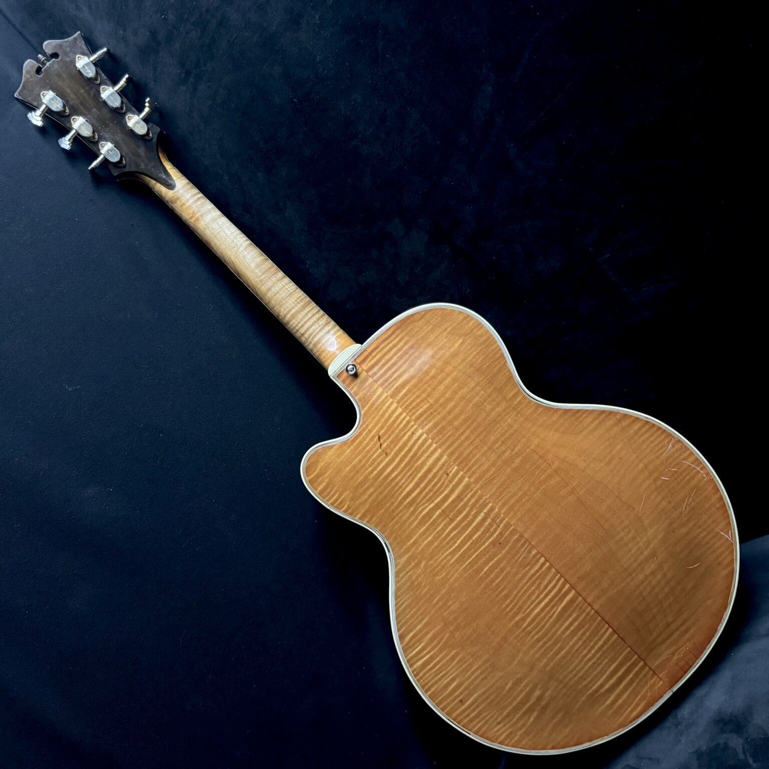 John D’Angelico 1954 RARE all original EXCEL Cutaway Blonde carved ...
