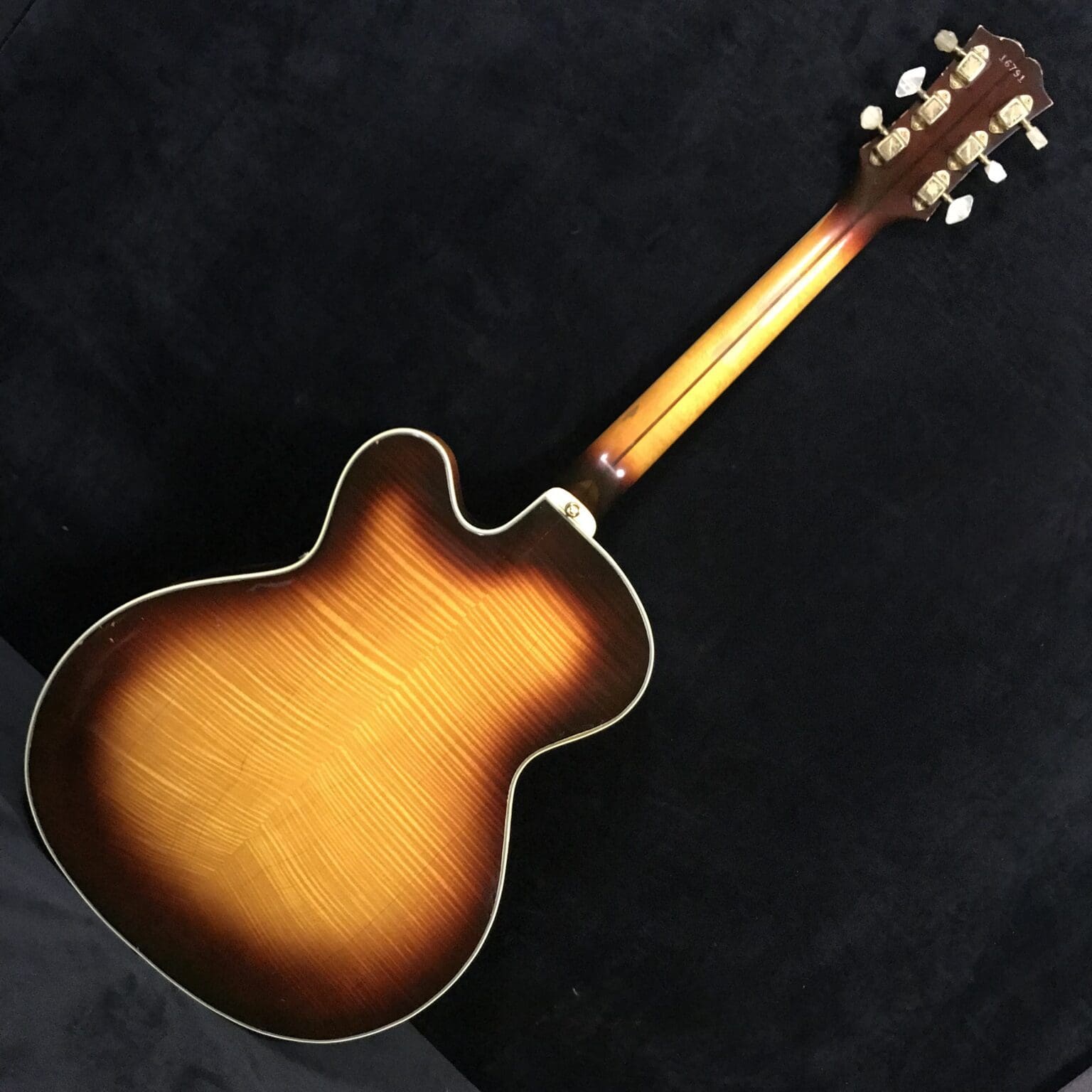 Guild A 350 Vintage Sunburst Archtop Guitar with original case #16791 ...
