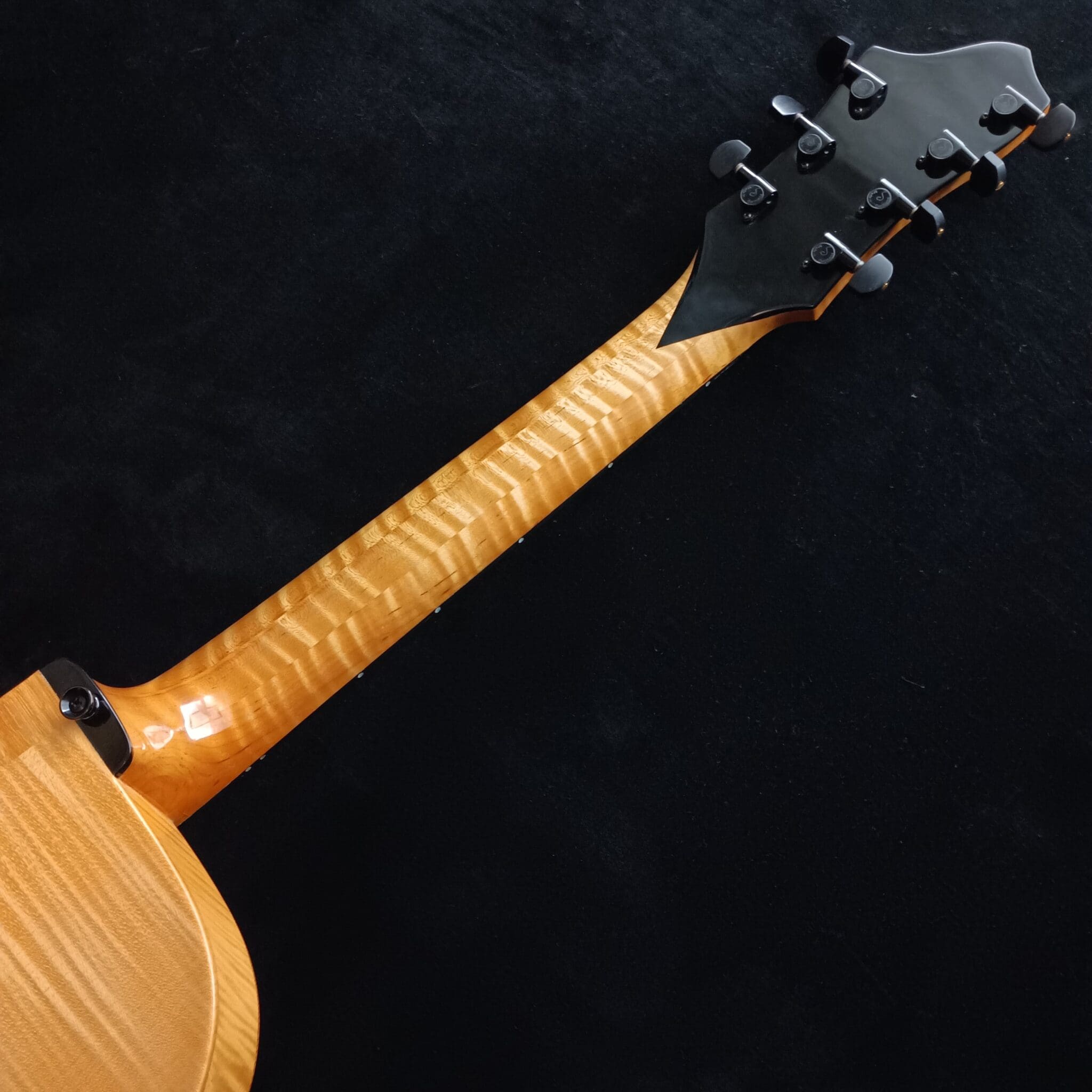 Dale Unger American Legend Carved 7 String Natural Blonde Archtop w ...