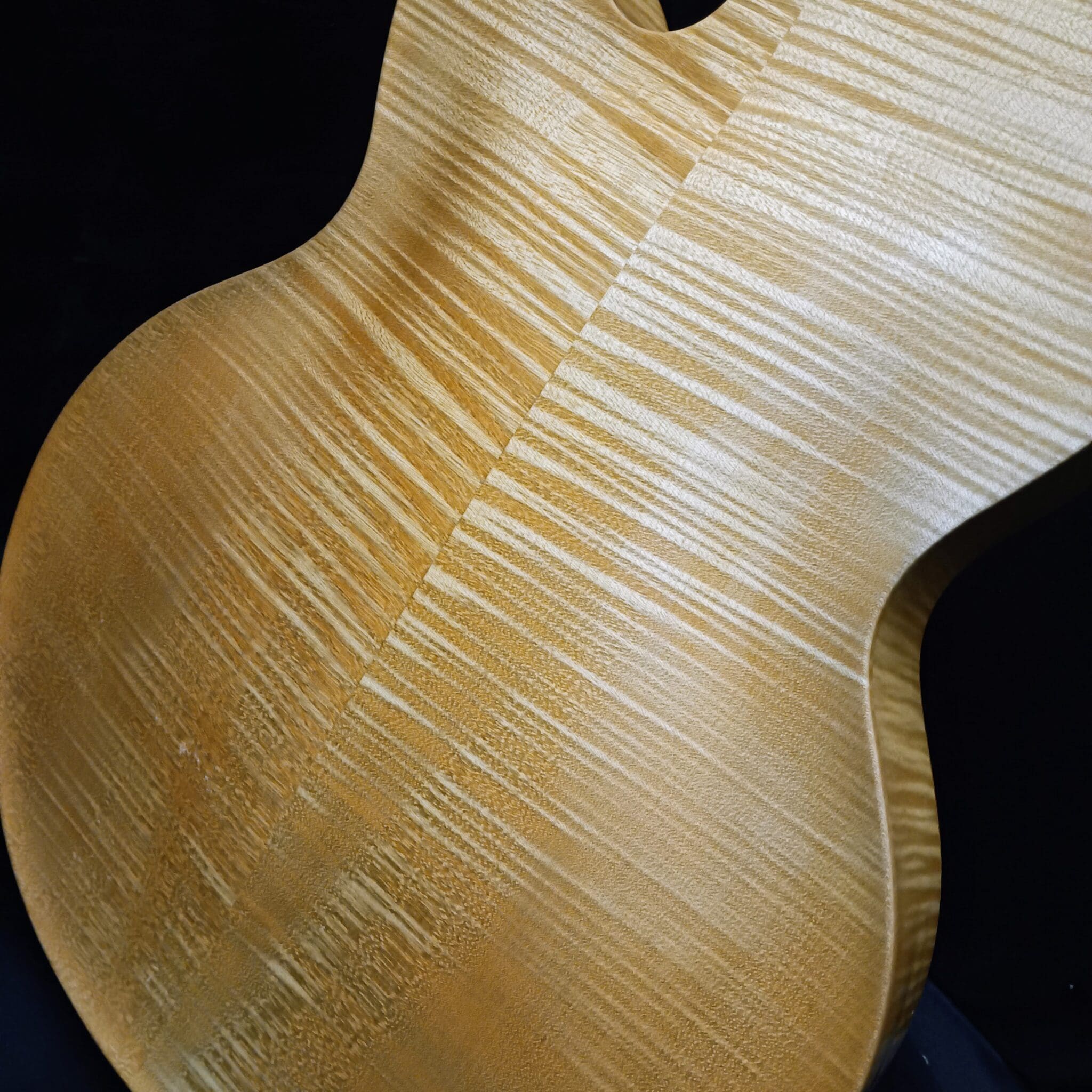 Dale Unger American Legend Carved 7 String Natural Blonde Archtop w ...