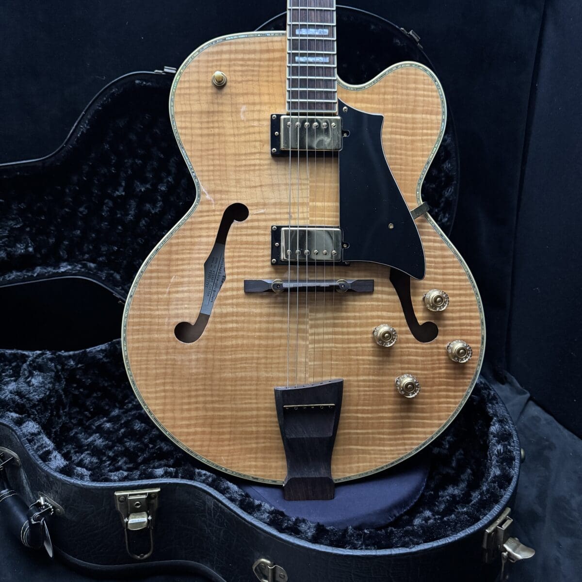 Peerless Wizard Custom Blonde #7792 Archtop Jazz Guitar w custom TKL 17 ...